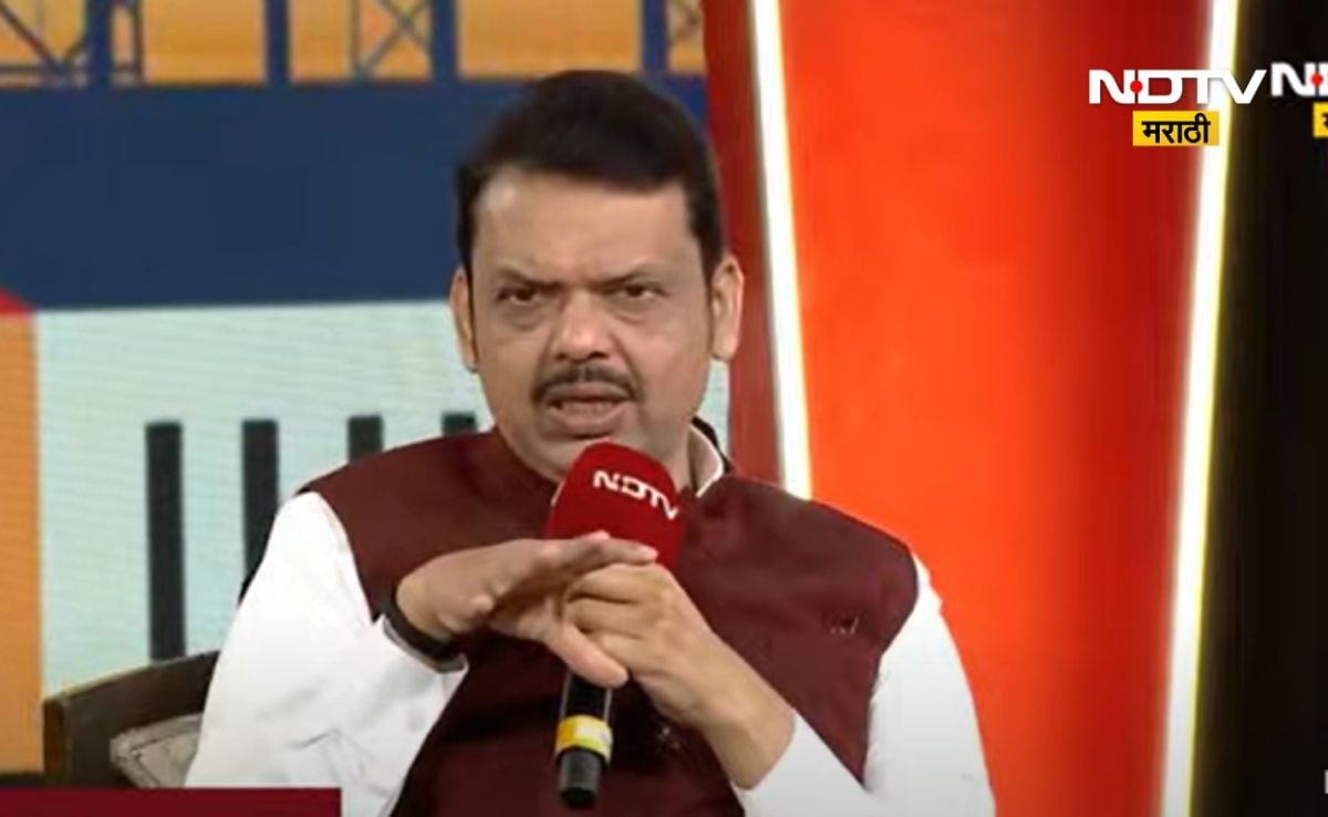 NDTV Marathi Manch Conclave LIVE CM Devendra Fadnavis Big Statement On Maharashtra Politics ...