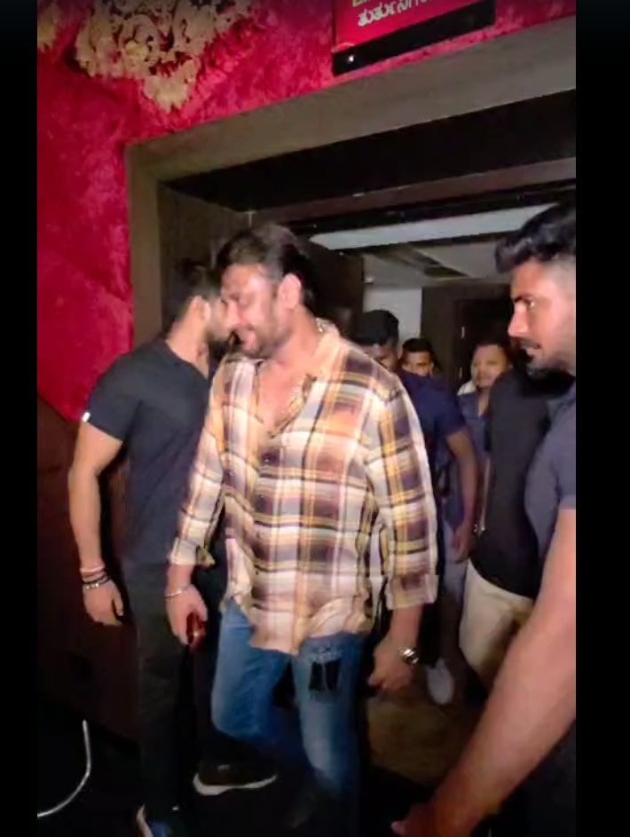 Actor Darshan Thoogudeepa Attends 'Vamana' Film Event, Skips Renuka ...