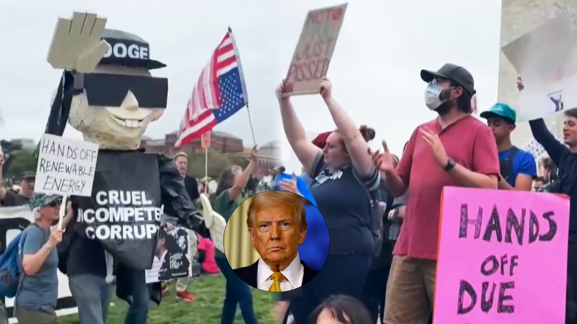 'Hands Off!' Protests - Why Are Thousands Of US Residents Protesting ...