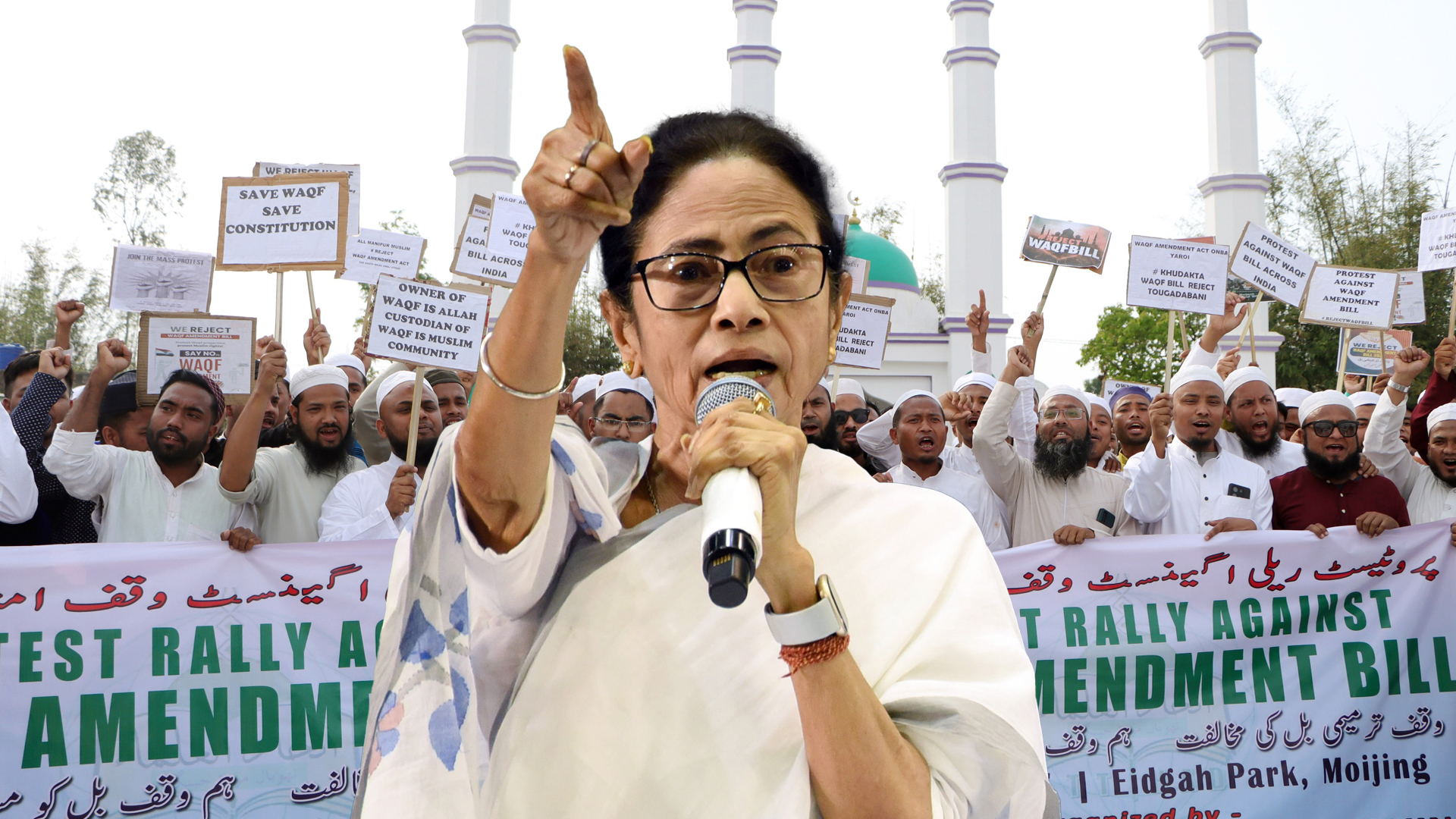 "No Divide-And-Rule In West Bengal": Mamata Banerjee Challenges Waqf Act