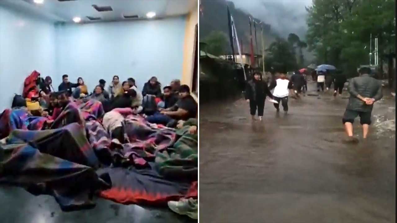 Tourists Left Stranded In North Sikkim Due To Landslides Amid Heavy Rain
