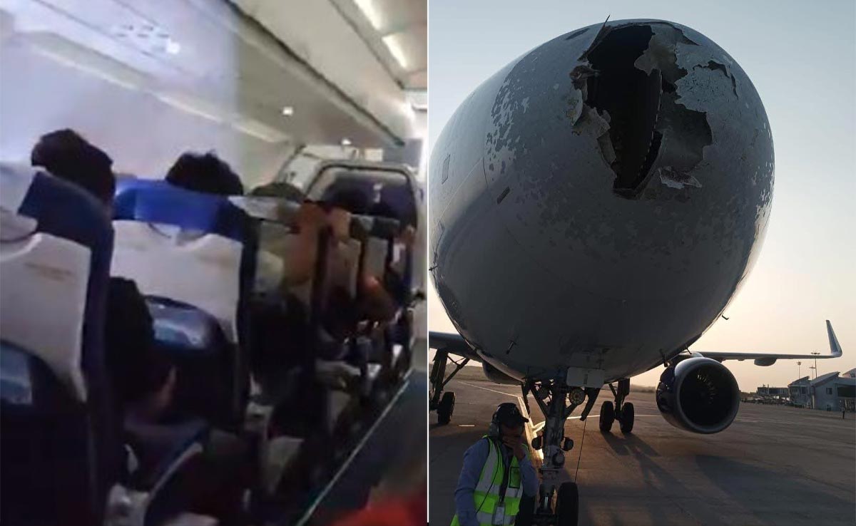 Video: Passengers Scream As IndiGo Flight Hit By Turbulence, Aircraft ...