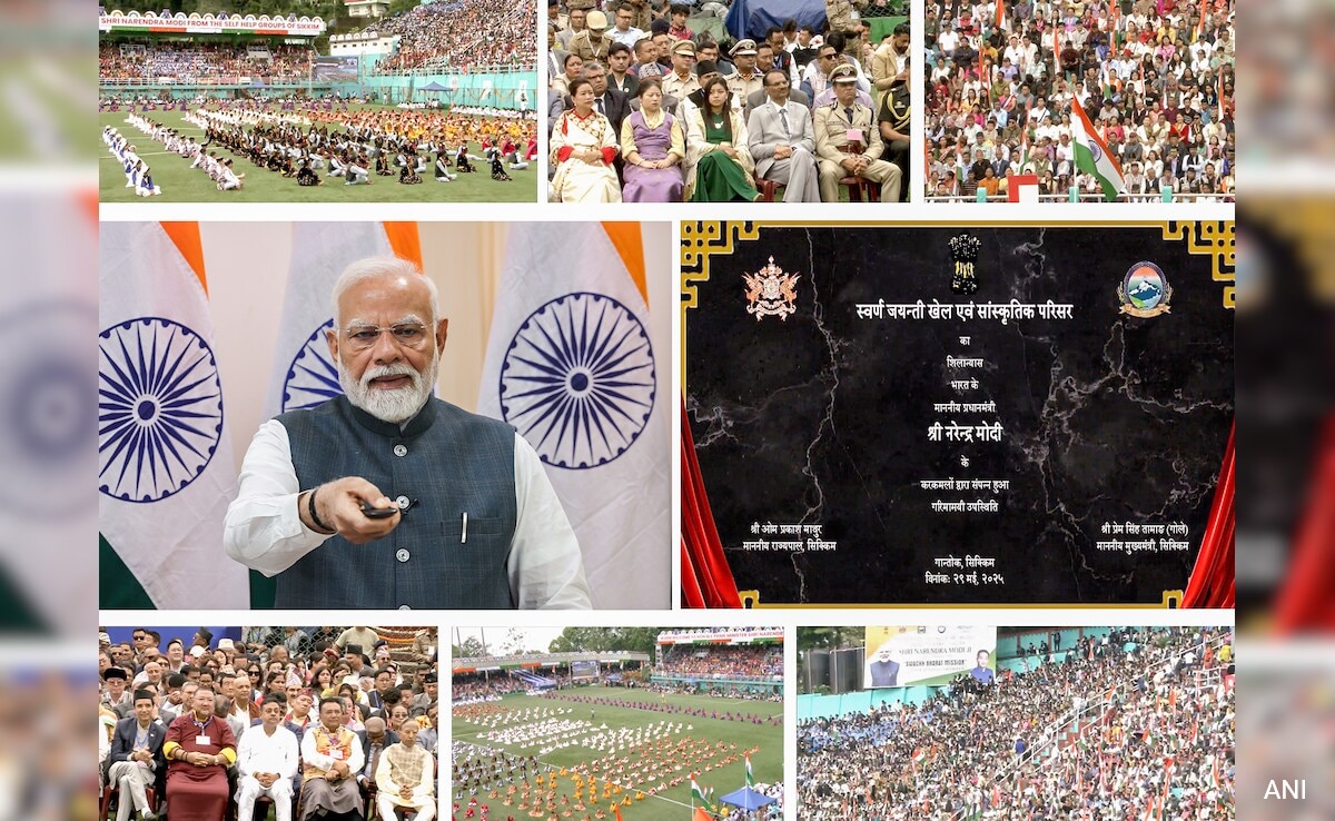 "Leading In Agriculture Development": PM Modi At Sikkim 50th Statehood Day