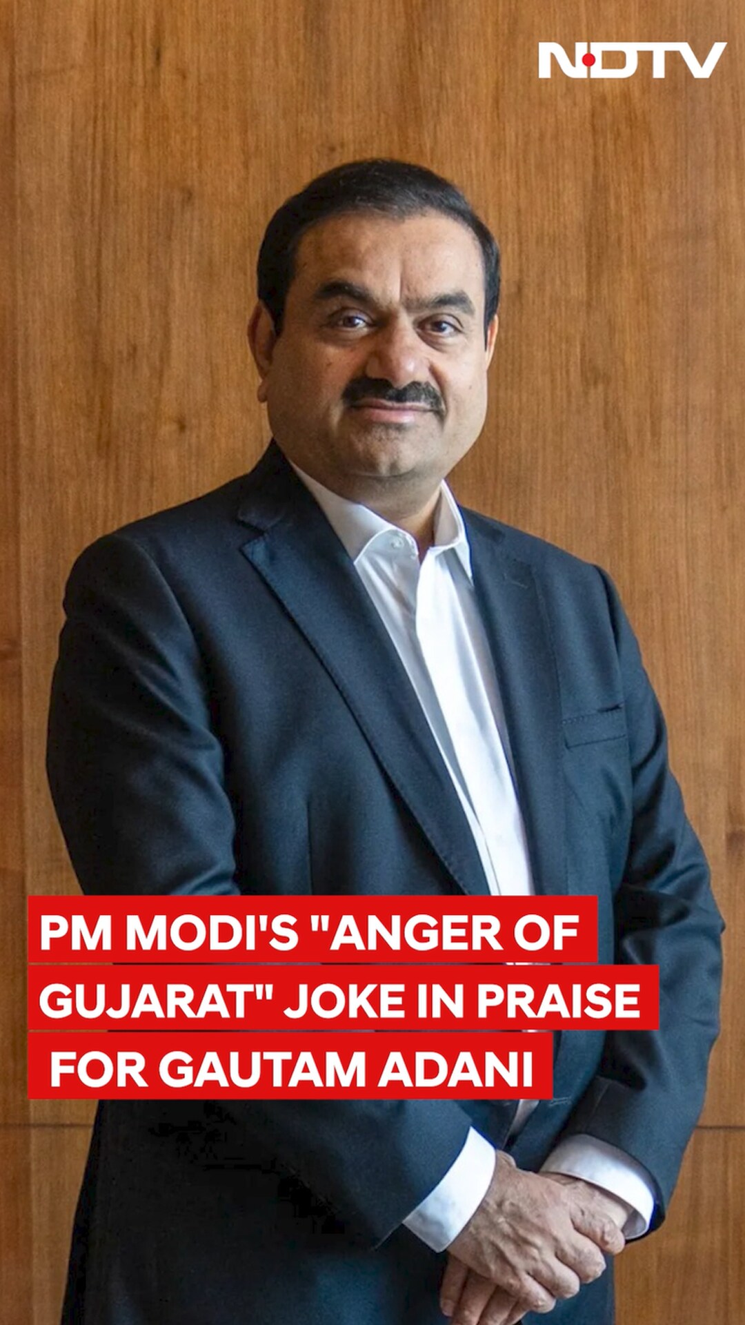 PM Narendra Modi's "Anger Of Gujarat" Joke In Praise For Gautam Adani ...