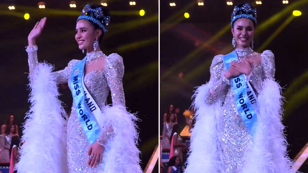 Miss Thailand Opal Suchata Crowned Miss World 2025 In Hyderabad