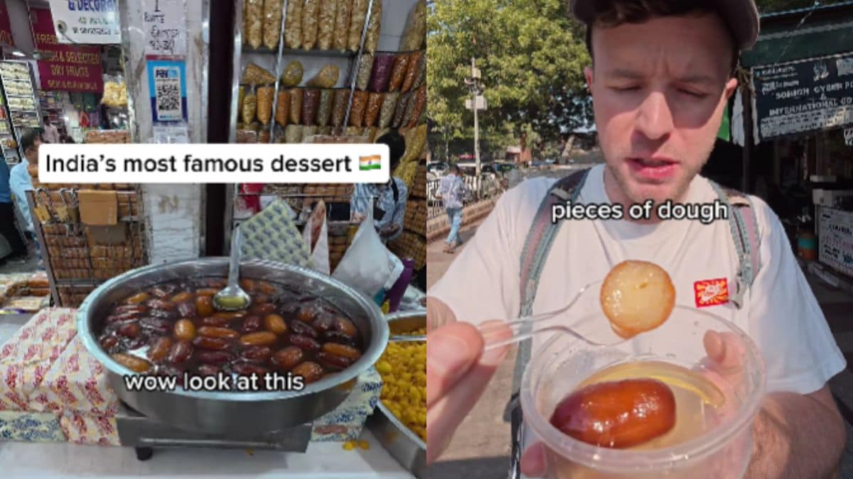 Viral: Travel Vlogger Tries Gulab Jamun For The First Time, Watch His ...