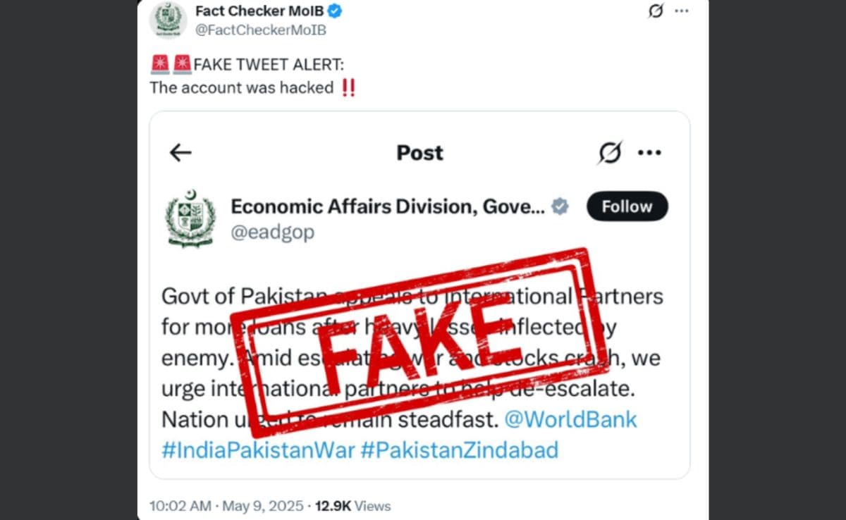 India Pakistan News Pakistan govt's Ministry of Economic Affairs ...