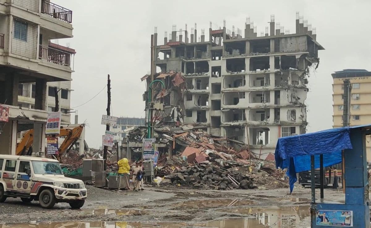 Thane Municipal Corporation Demolition Drive Day two Illegal Buildings ...