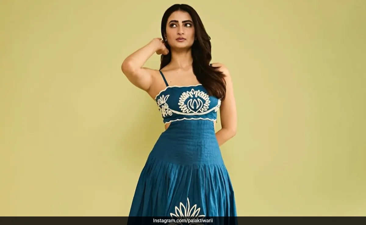 Palak Tiwari Makes Summer Style A Colourful Affair In A Vibrant Blue Maxi Dress