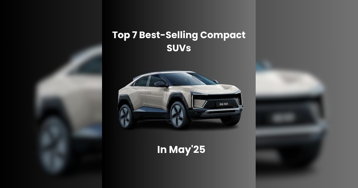 Top 7 Best-Selling Compact SUVs In May'25