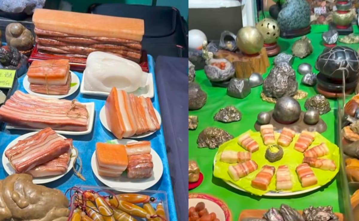 Meat Or Mineral? Travel Creator's Pork Belly Rock Haul Goes Viral