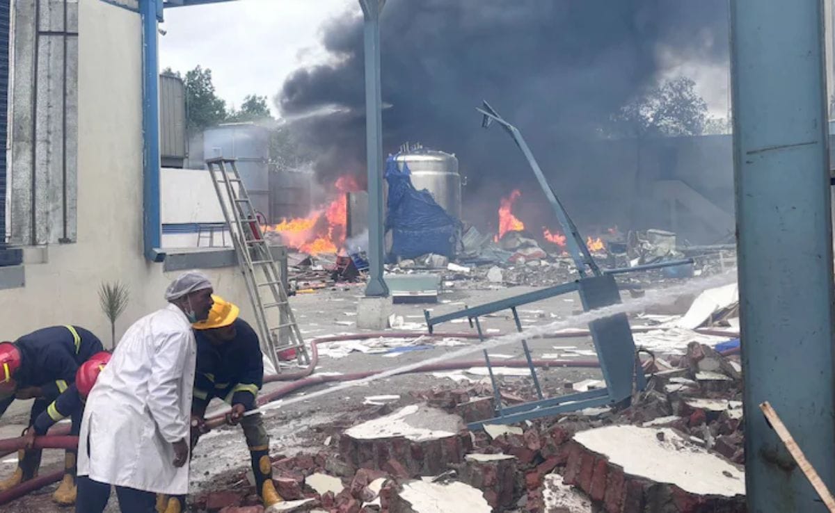 Explosion in Chemical Factory in Telangana 10 Workers Died