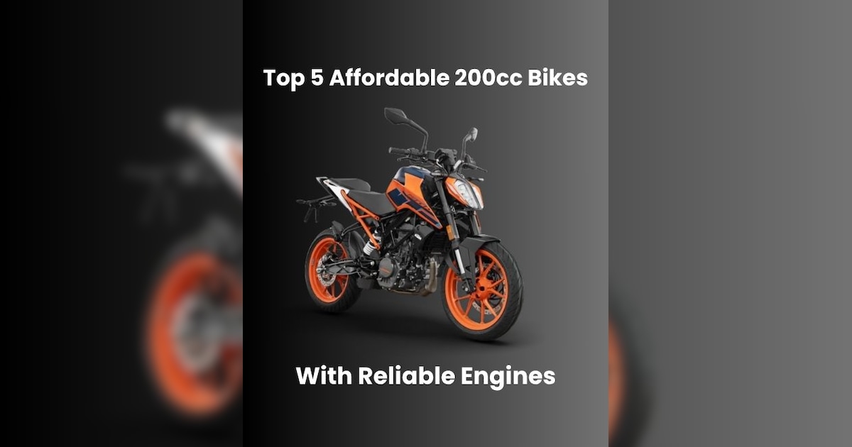 Top 5 Most Affordable 200cc Bikes With Reliable Engines