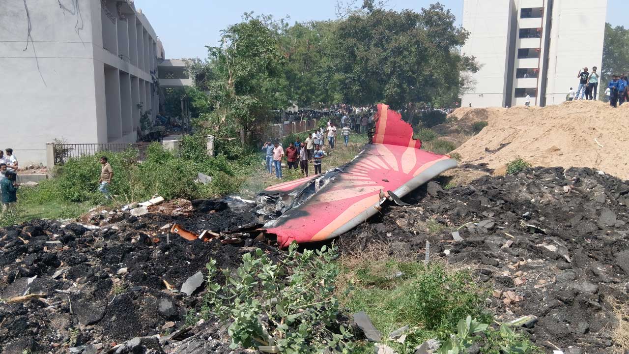 PM Modi Arrives In Ahmedabad, Visits Plane Crash Site