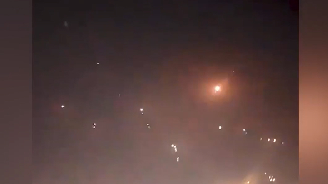 Chilling Visuals Of Iranian Ballistic Missile Intercepted Over Doha