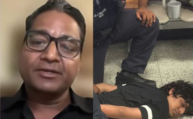 Witness On Indian Man Being Pinned Down At US Airport: Nobody Dared To