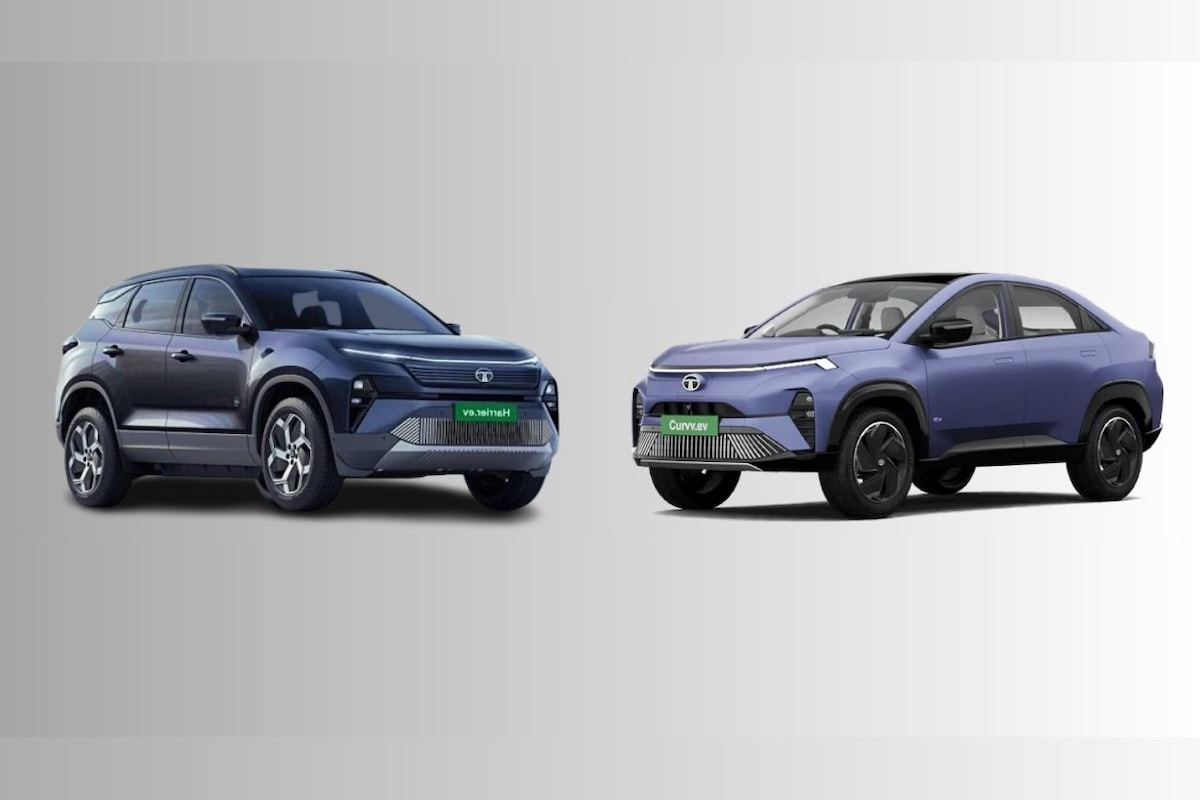 Tata Harrier.ev Base Variant Vs Tata Curvv.ev Top Variant Comparison ...