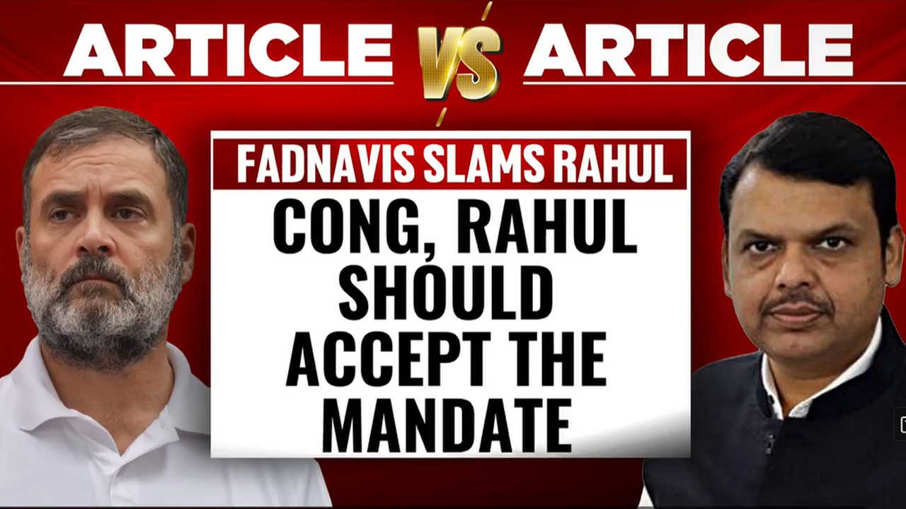 Devendra Fadnavis Responds To Rahul Gandhi's "Match-Fixing" Article With An Article