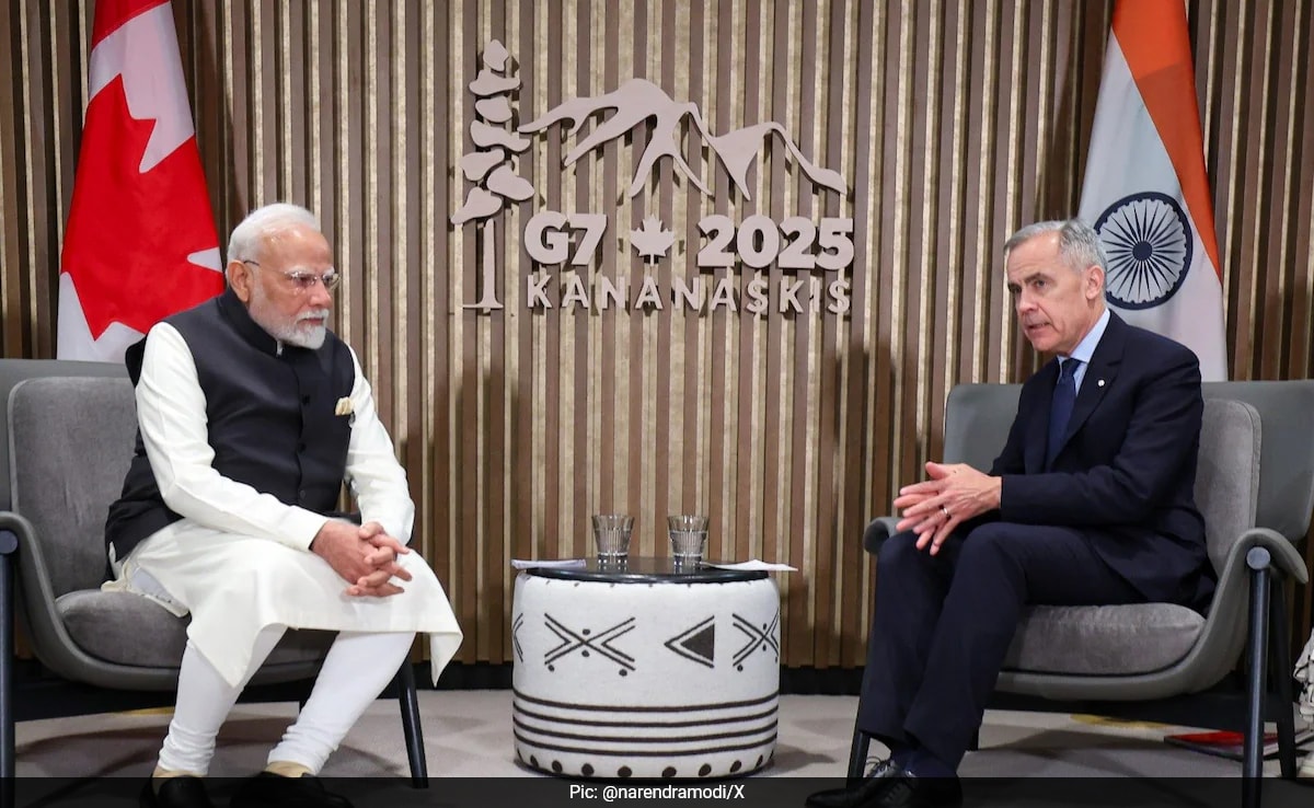 PM Modi Meets Canadian PM Mark Carney, Calls India-Canada Ties ...