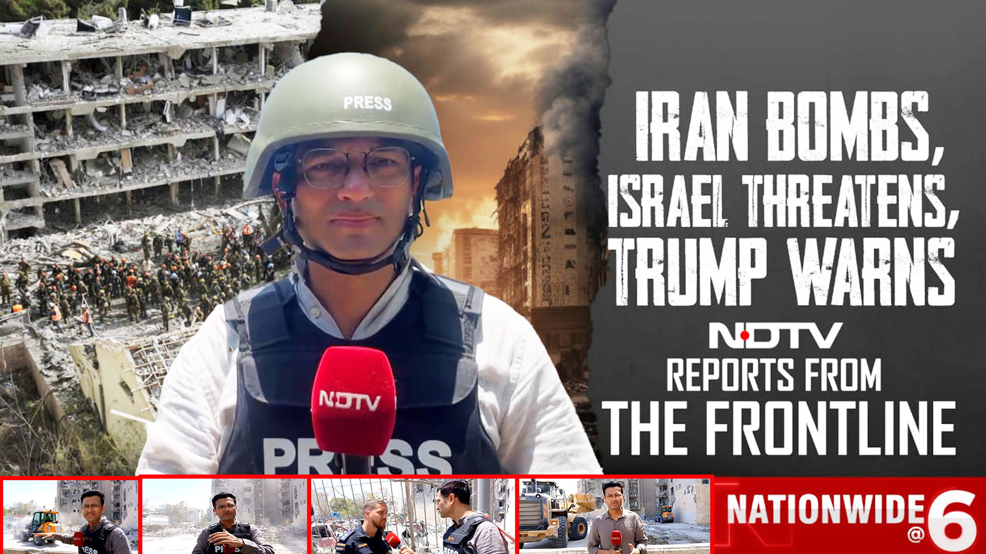 Iran Bombs, Israel Threatens, Trump Warns: NDTV Reports From The Frontline