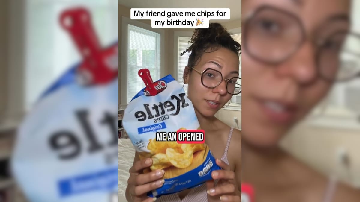 Woman Receives Open Packet Of Chips As Birthday Gift, Heres How She ...