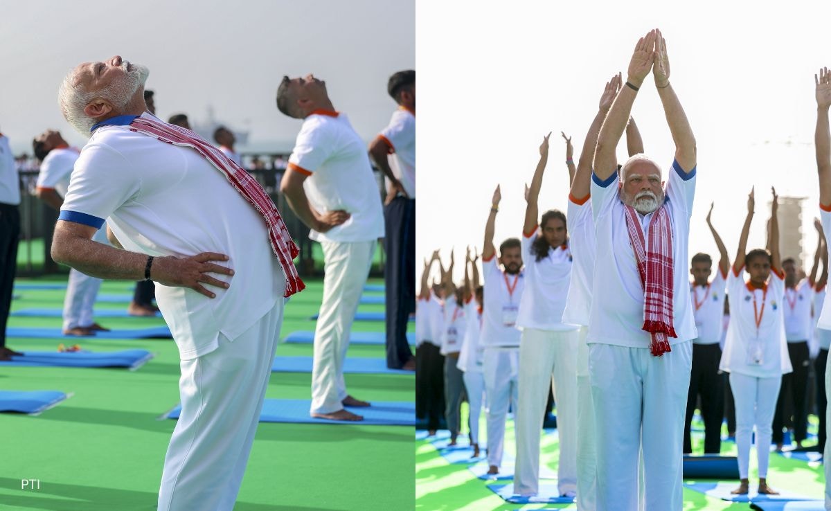 "Yoga can bring peace in conflict-ridden world": PM Modi at mega Yoga ...