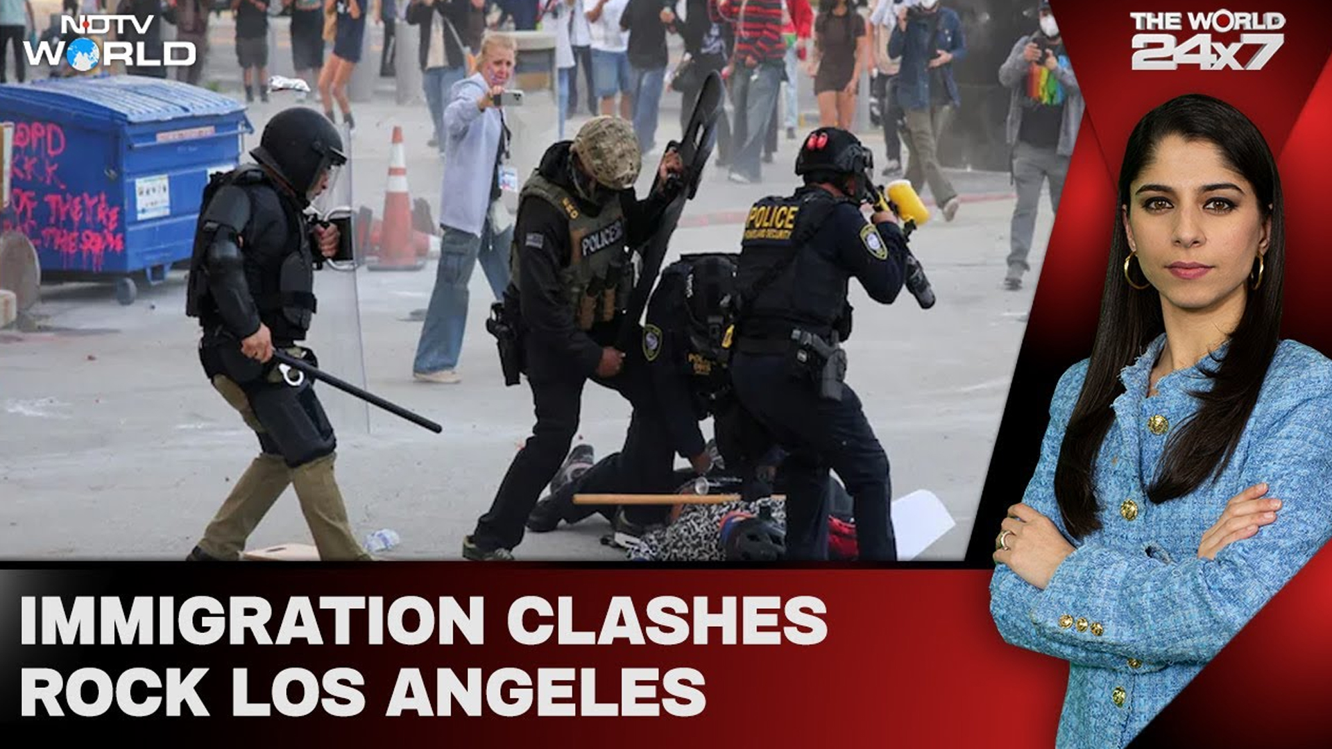 Los Angeles Protests | Los Angeles On Fire After Immigration Riots ...