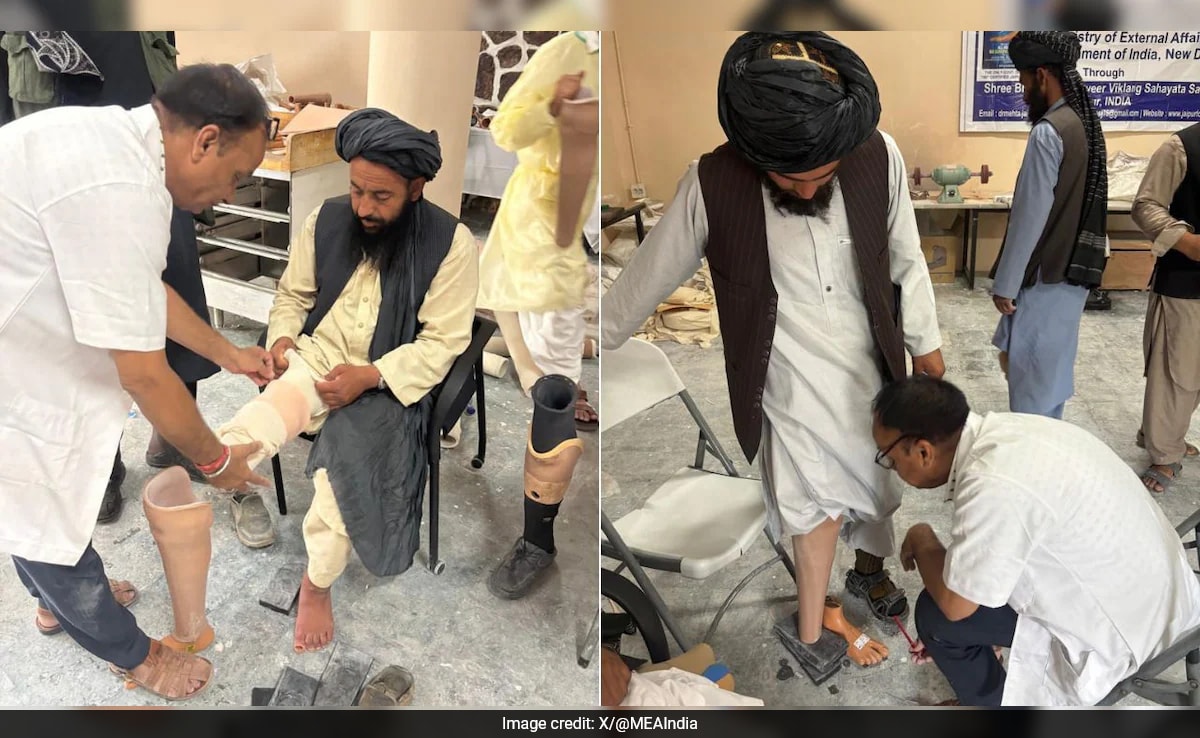 India Hosts "Jaipur Foot" Camp in Kabul, Gives Prosthetic Limbs To ...