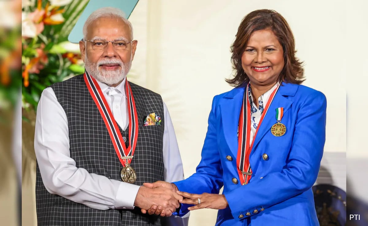 PM Narendra Modi Conferred With Trinidad And Tobago's Highest Civilian Honour