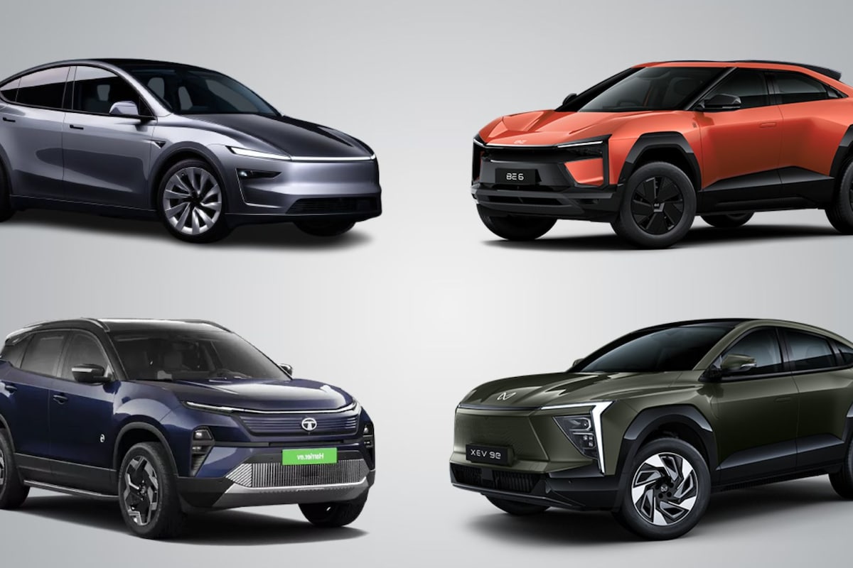 Tesla Model Y vs Indian Rivals: Mahindra BE 6, XEV 9E, And Tata Harrier EV