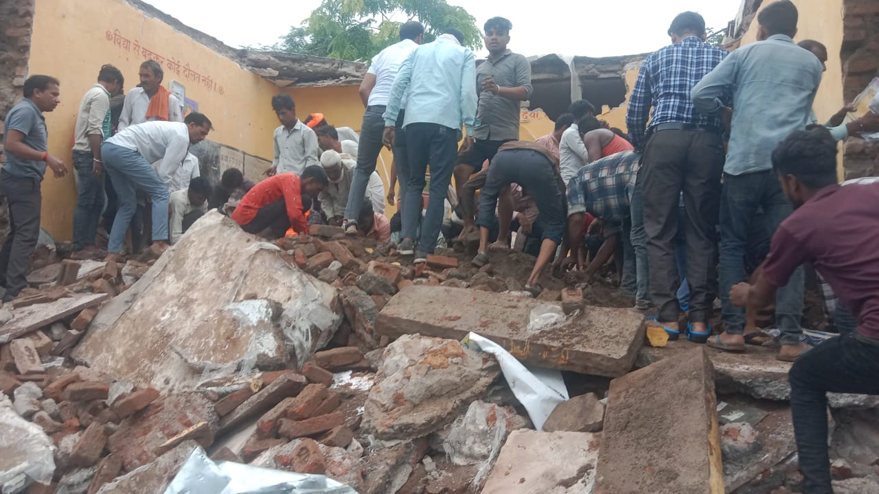 4 Dead, Many Trapped As School Building Collapses In Rajasthan's Jhalawar