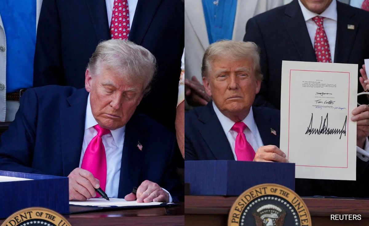 Donald Trump Signs Flagship "Big Beautiful Bill" Into Law