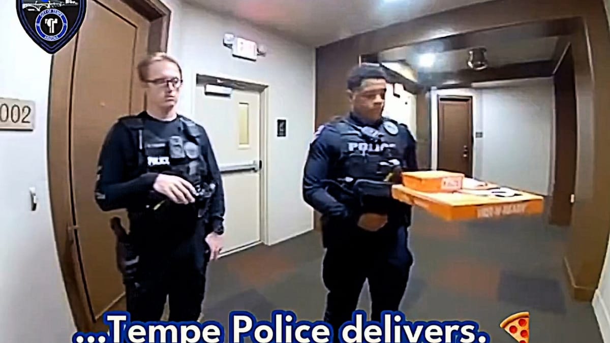 Police Deliver Pizza After Arresting Delivery Agent In Arizona, US ...
