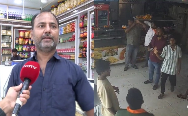 mira road marathi language dispute case, mumabi shopkeeper slapped for not speaking marathi, mns ...