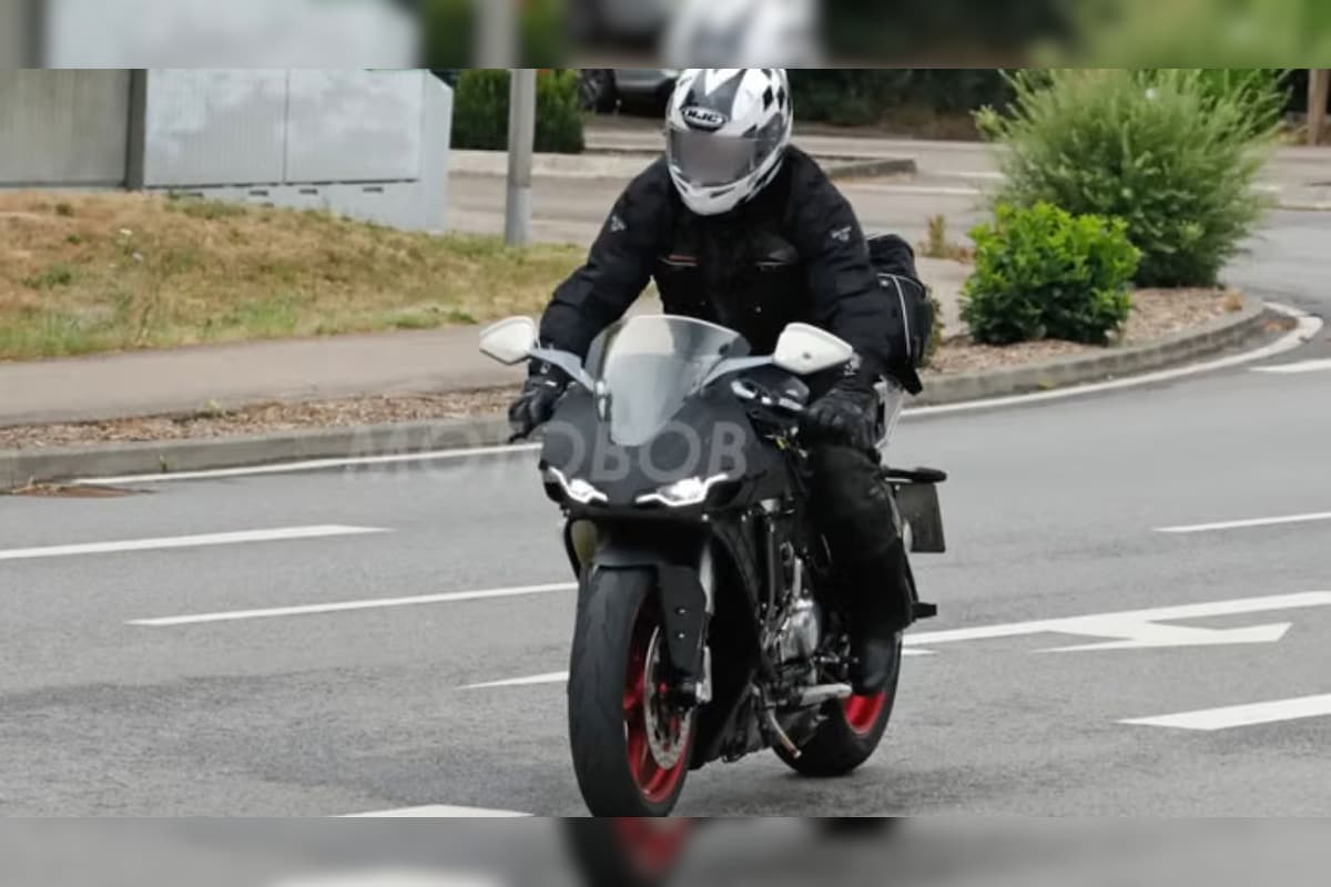 TVS MD Snapped Testing Norton V4 Overseas, Debut In November