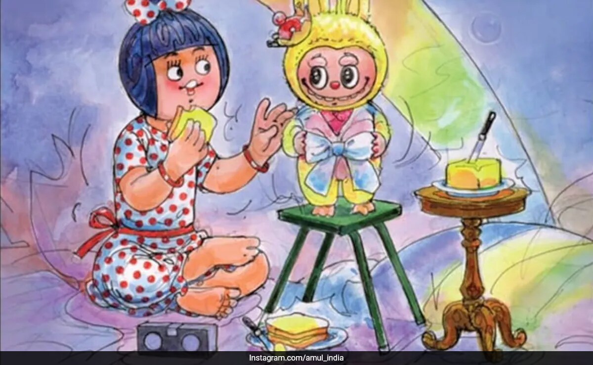 Labubu Fever Hits Amul's Topical Game, Internet Says, "Amul Is Always ...