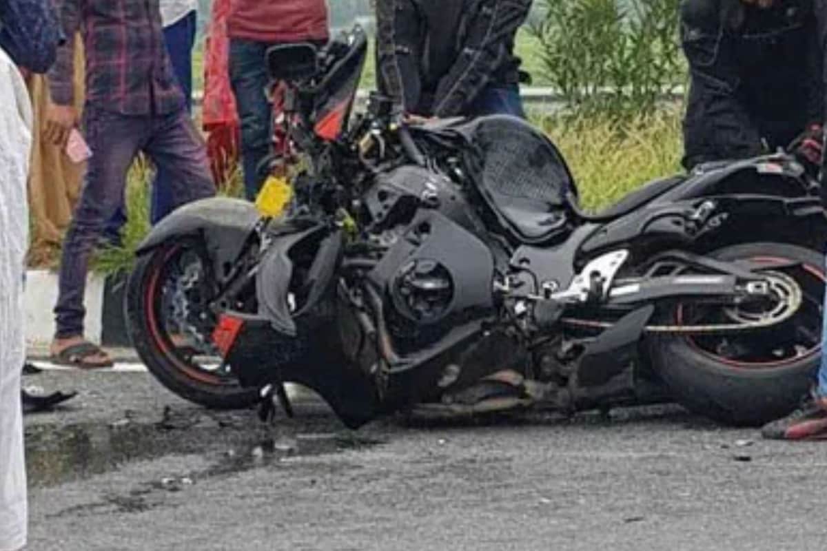 Suzuki Hayabusa's High-Speed Crash Into Delivery Rider Ends In Tragedy ...
