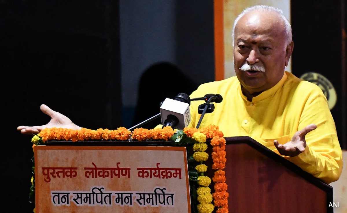 "If Society Has To Transform": RSS Chief Calls For Gender Equality ...