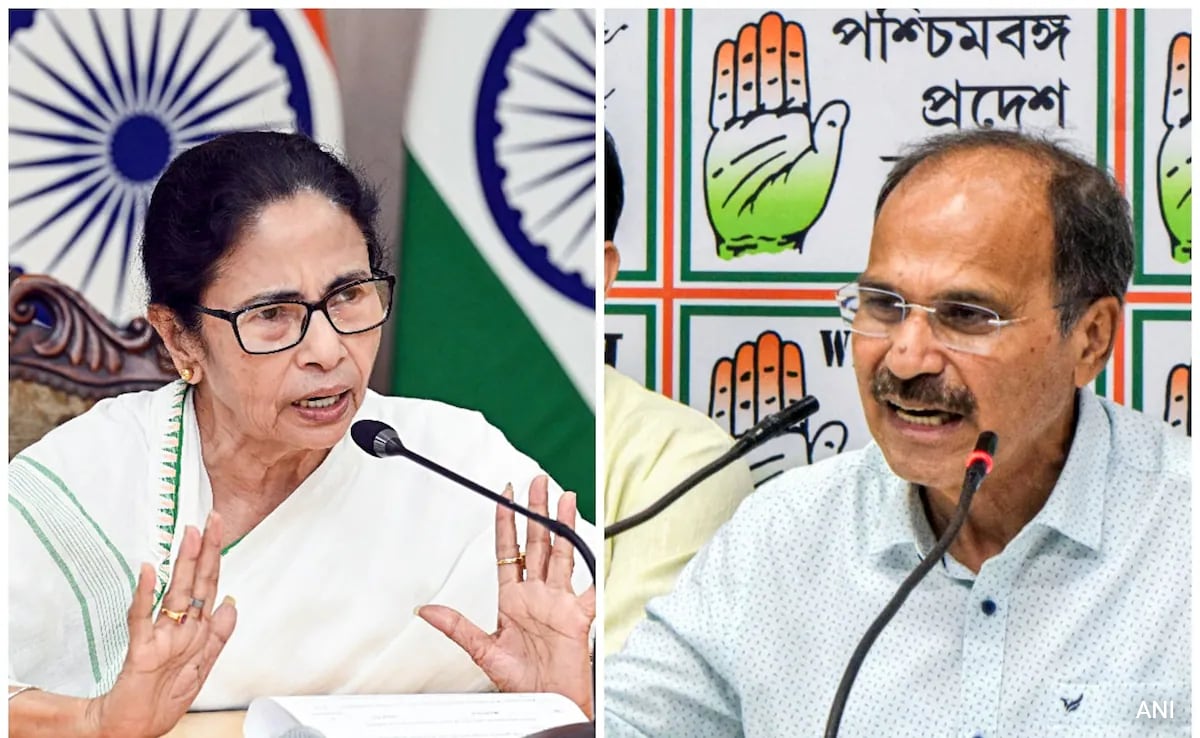 Congress Leader Adhir Ranjan Targets West Bengal Chief Minister Mamata ...