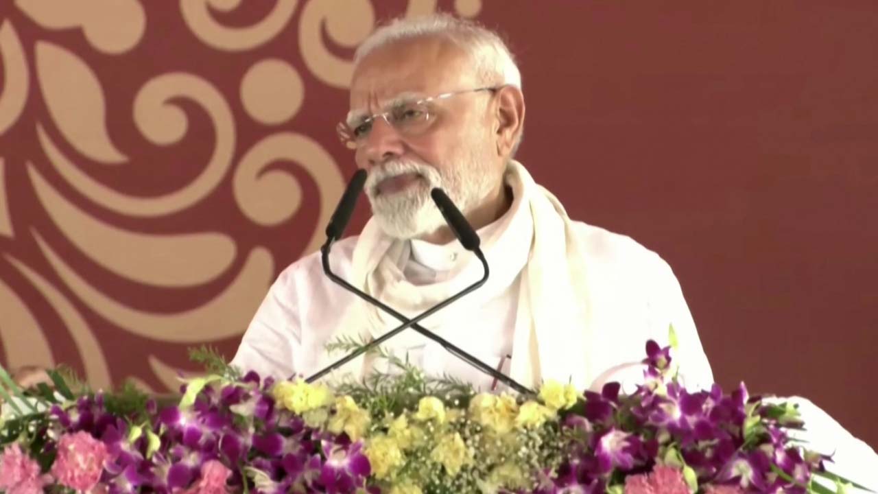 Prime Minister Narendra Modi Addresses Rally In Varanasi