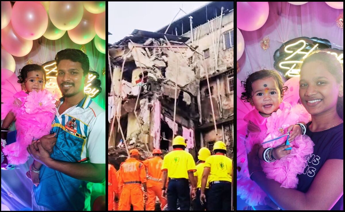 Virar Building Collapse Mother and daughter die on girl's first birthday