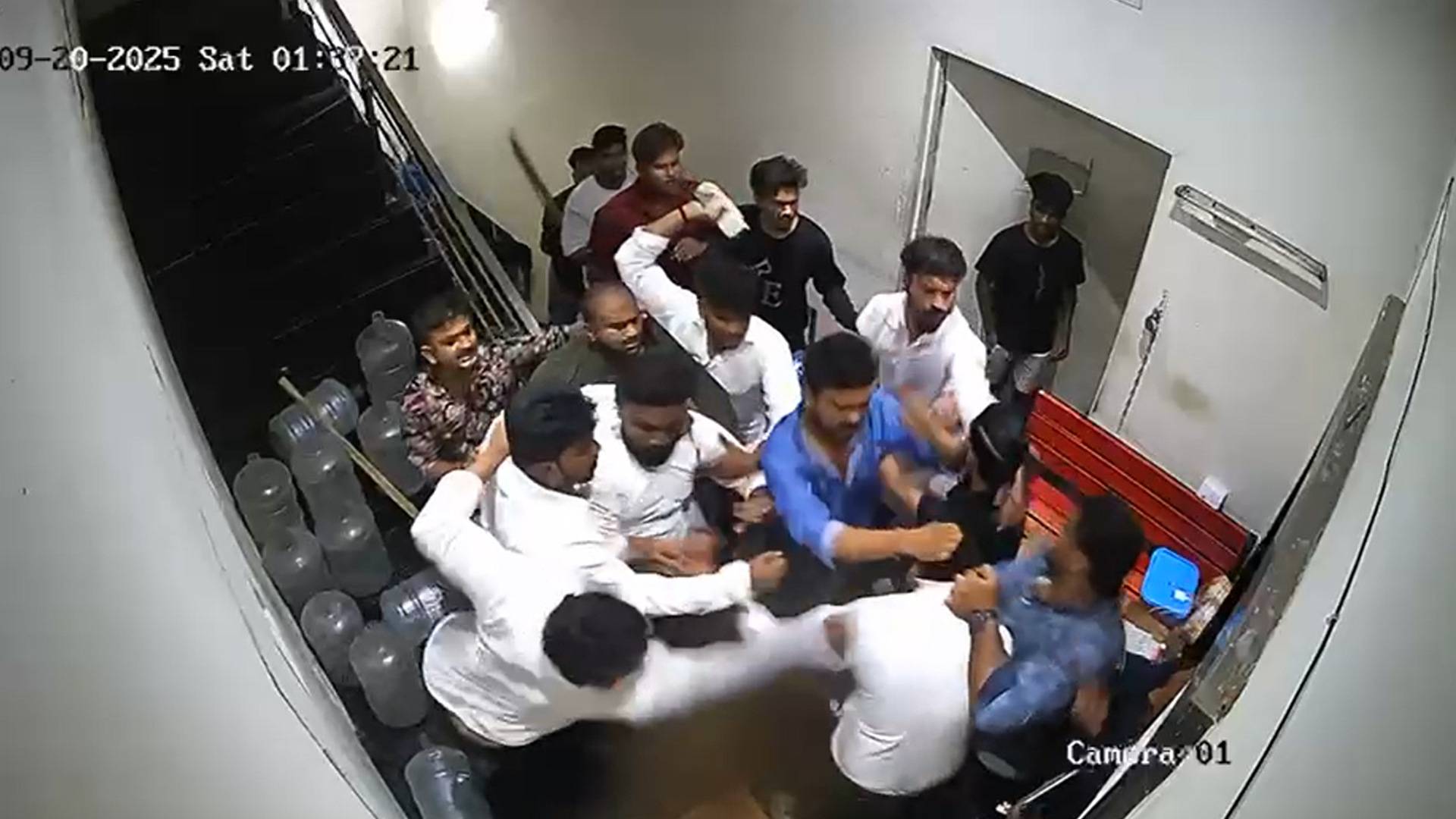 On CCTV, Customers, Bouncers Fight Over Bill In Hyderabad Pub