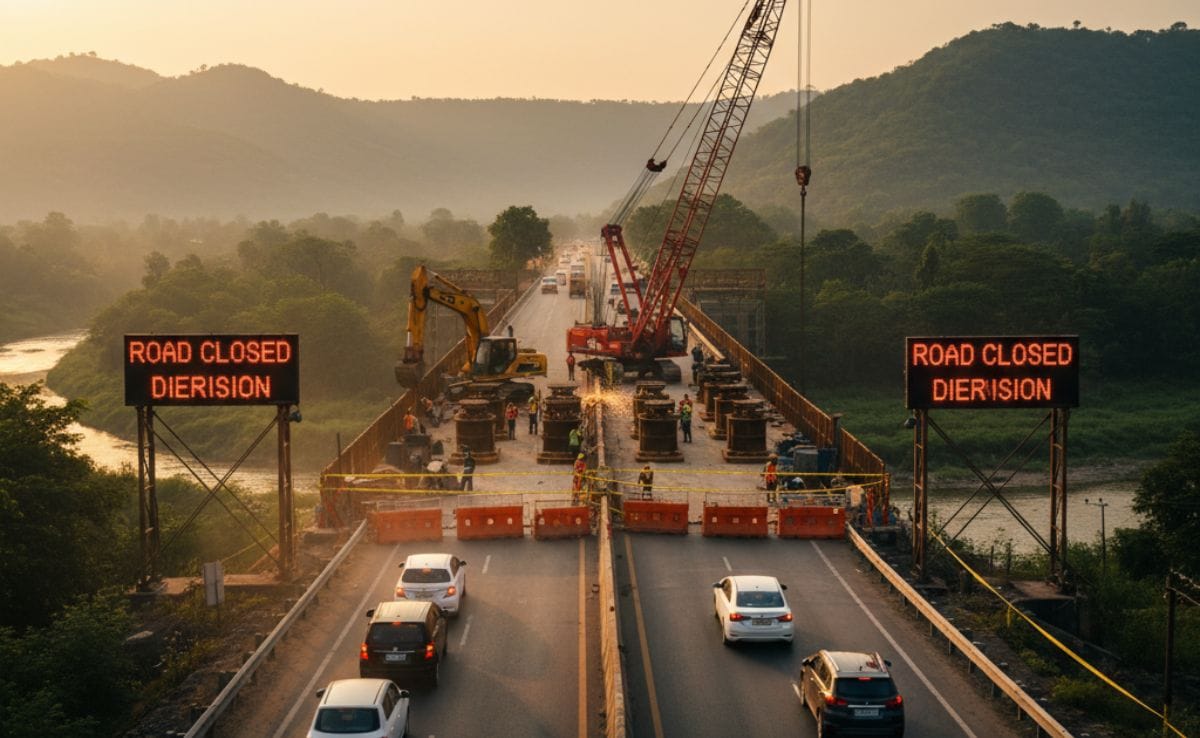 Kalyan Malshej Highway: Shahad Bridge Closed for 18 Days from September ...