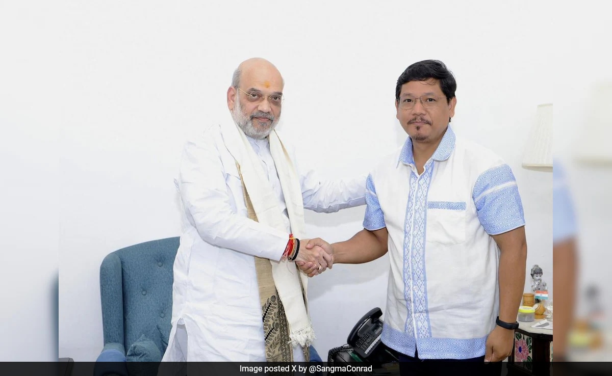 Meghalaya Chief Minister Conrad K Sangma Meets Home Minister Amit Shah, Presses For Inner Line ...