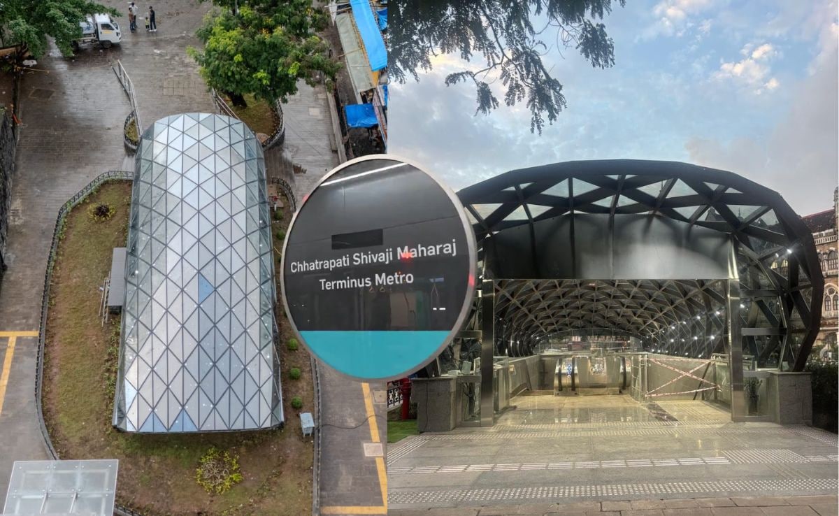 first look of CSMT Metro Station Mumbai metro
