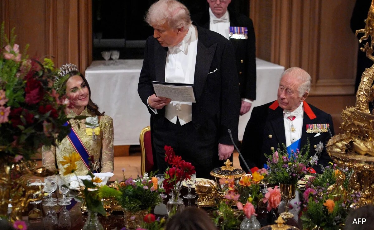 Donald Trump Calls UK State Dinner With King Charles "One Of Highest ...