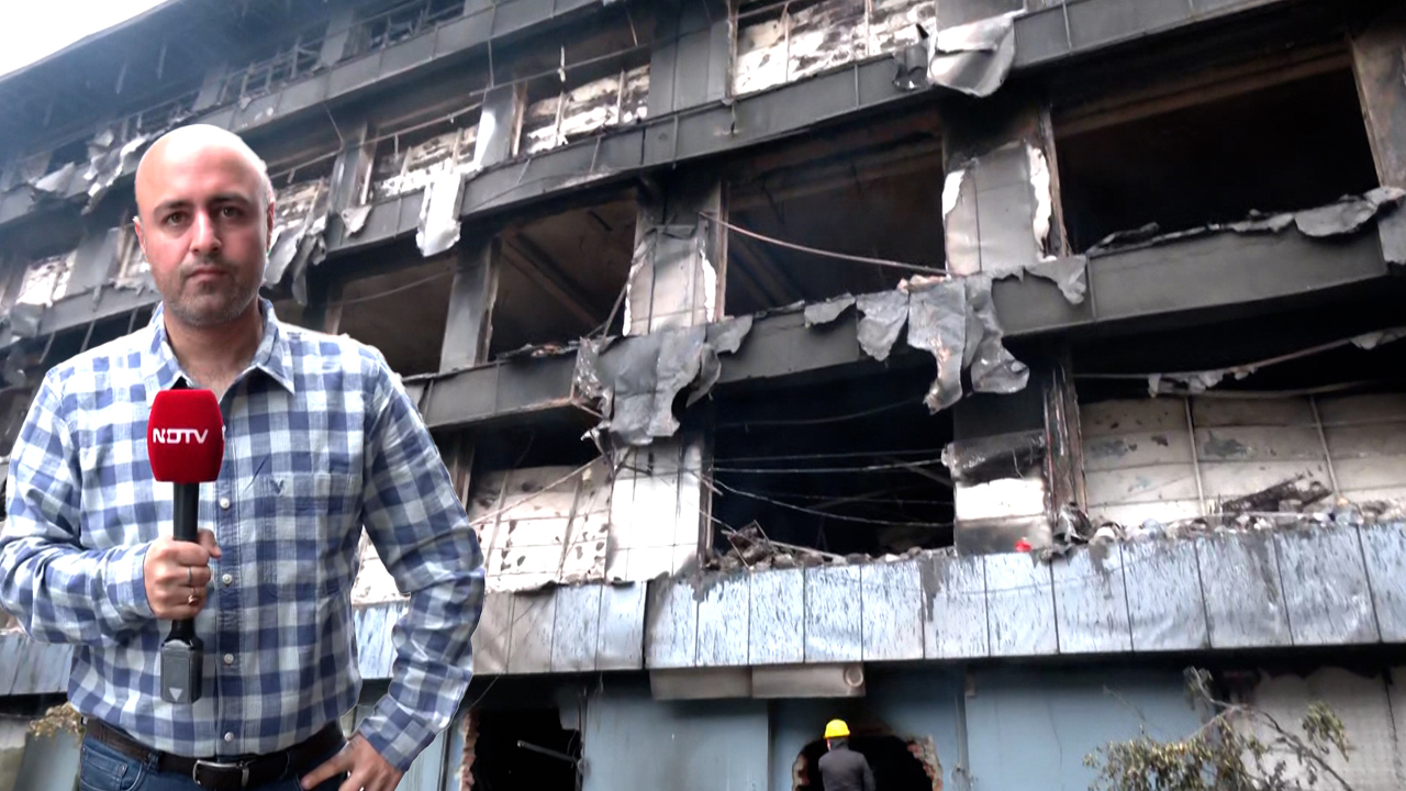 NDTV Ground Report - Fire Rages Again At Nepal's Iconic Bhatbhateni ...