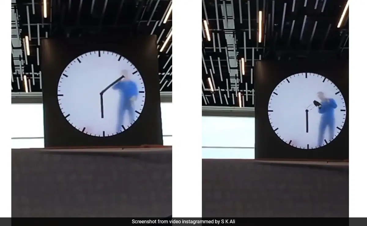 Video: Indian Tourist Amazed By Amsterdam Airport's Unique 'Human Watch ...