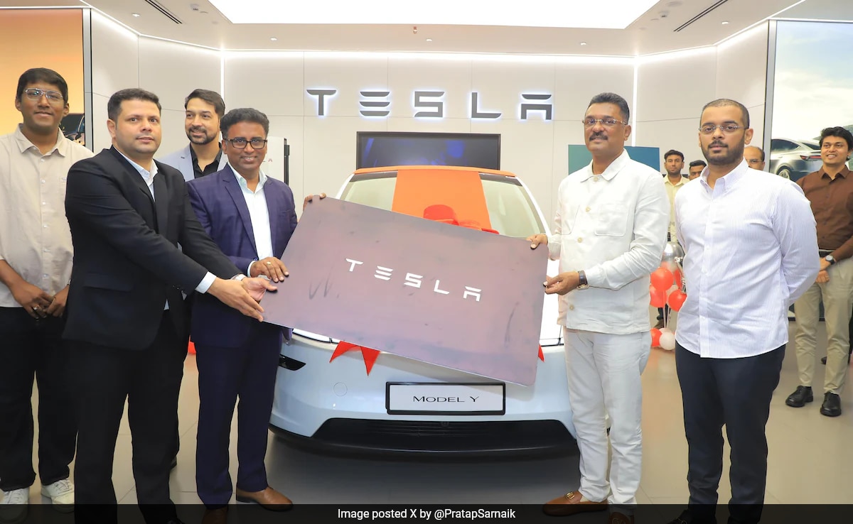 Watch: First Tesla Model Y Delivered To A Customer In Mumbai. Owner Is...