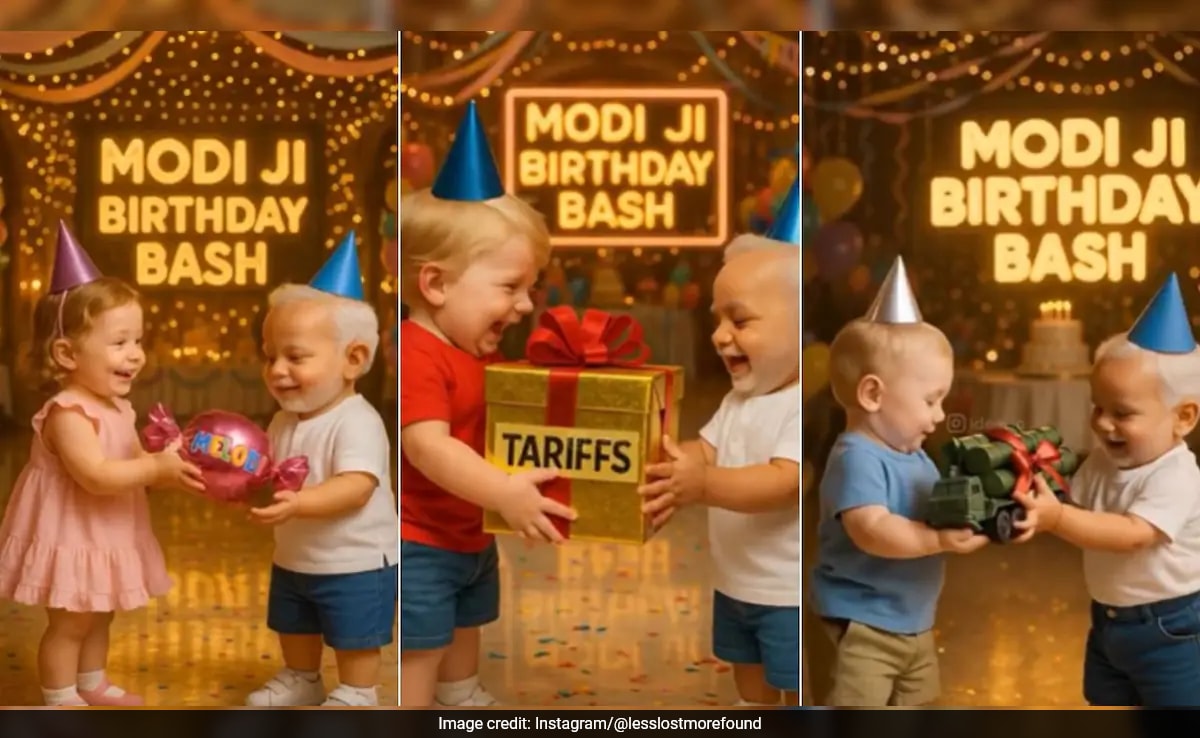 AI-Generated Video Shows World Leaders At PM Modi's Birthday Party ...